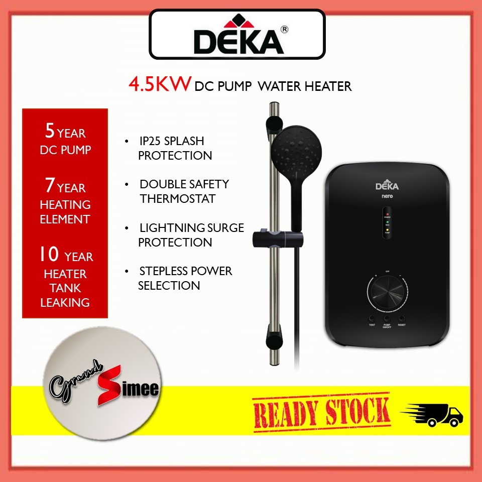 DEKA NERO DC Pump Instant Heat Water Heater with DC Inverter Pump Matte ...