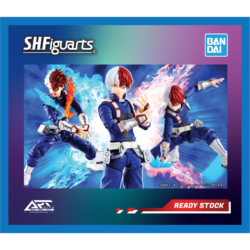 Bandai S.H.Figuarts - SHF Shoto Todoroki - My Hero Academia | Shopee ...