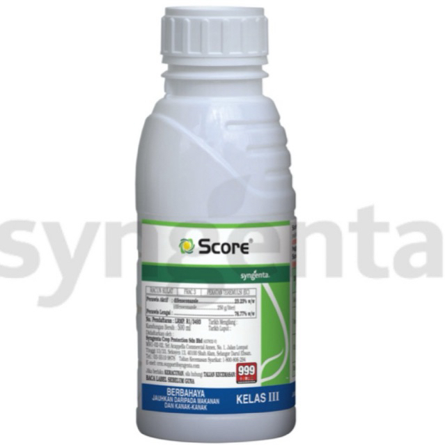 SYNGENTA SCORE 500ML RACUN KHAS UNTUK KULAT DAN KARAH DAUN | Shopee ...