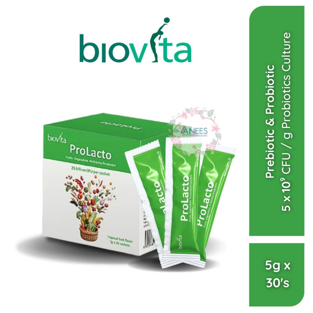 BIOVITA PROLACTO – Fruits & Vegetables Prebiotics Probiotics | Shopee ...