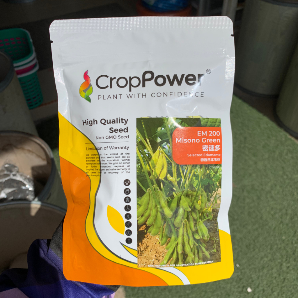 Benih EDAMAME Misono Green EM200 (Kacang Bulu) CROP POWER (200gm ...