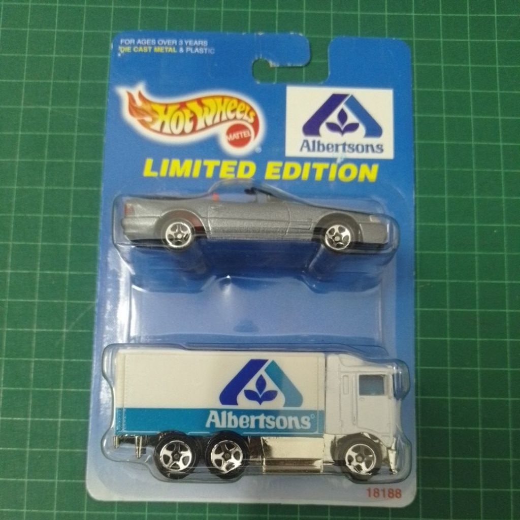Hot Wheels Albertsons Haulers & Mercedes 500SL Open Hud Limited Edition ...