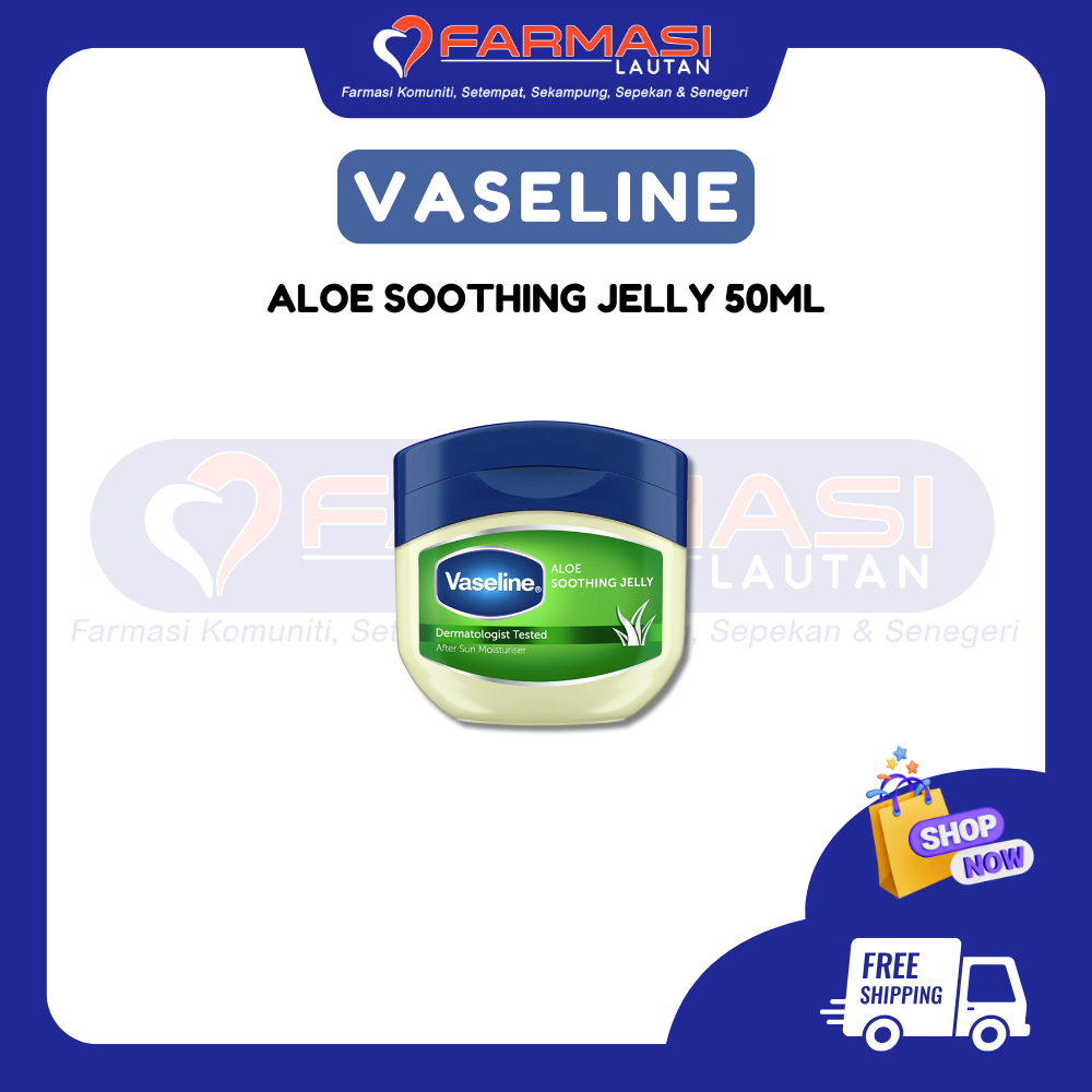 VASELINE ALOE SOOTHING JELLY 50ML | Shopee Malaysia
