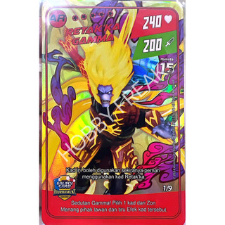 (RARE) KAD AR GAMMA 1/9 PEK TOURNAMENT 2024 2025 KAD BOBOIBOY MONSTA ...