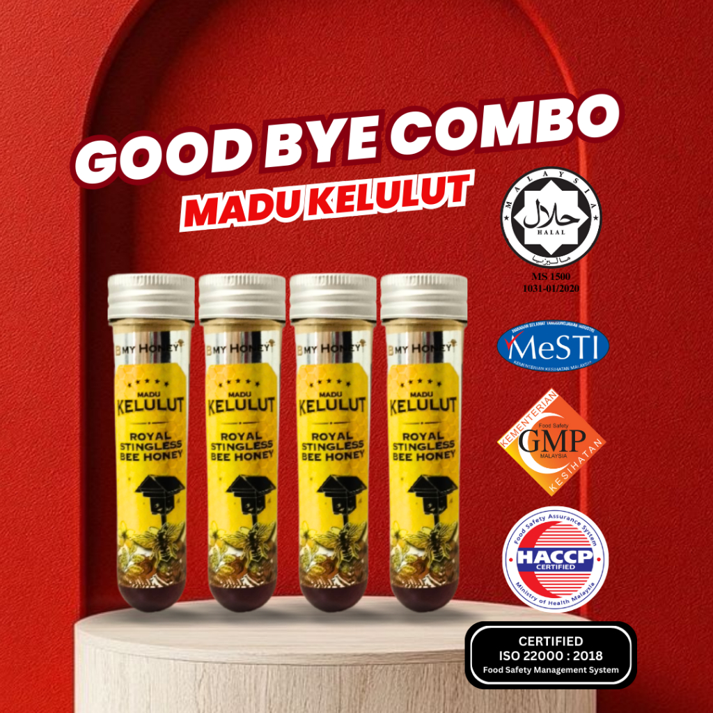 [FINAL STOCK] Tube BMyHoney 30gm 4 unit - Madu Kelulut - Stingless Bee ...