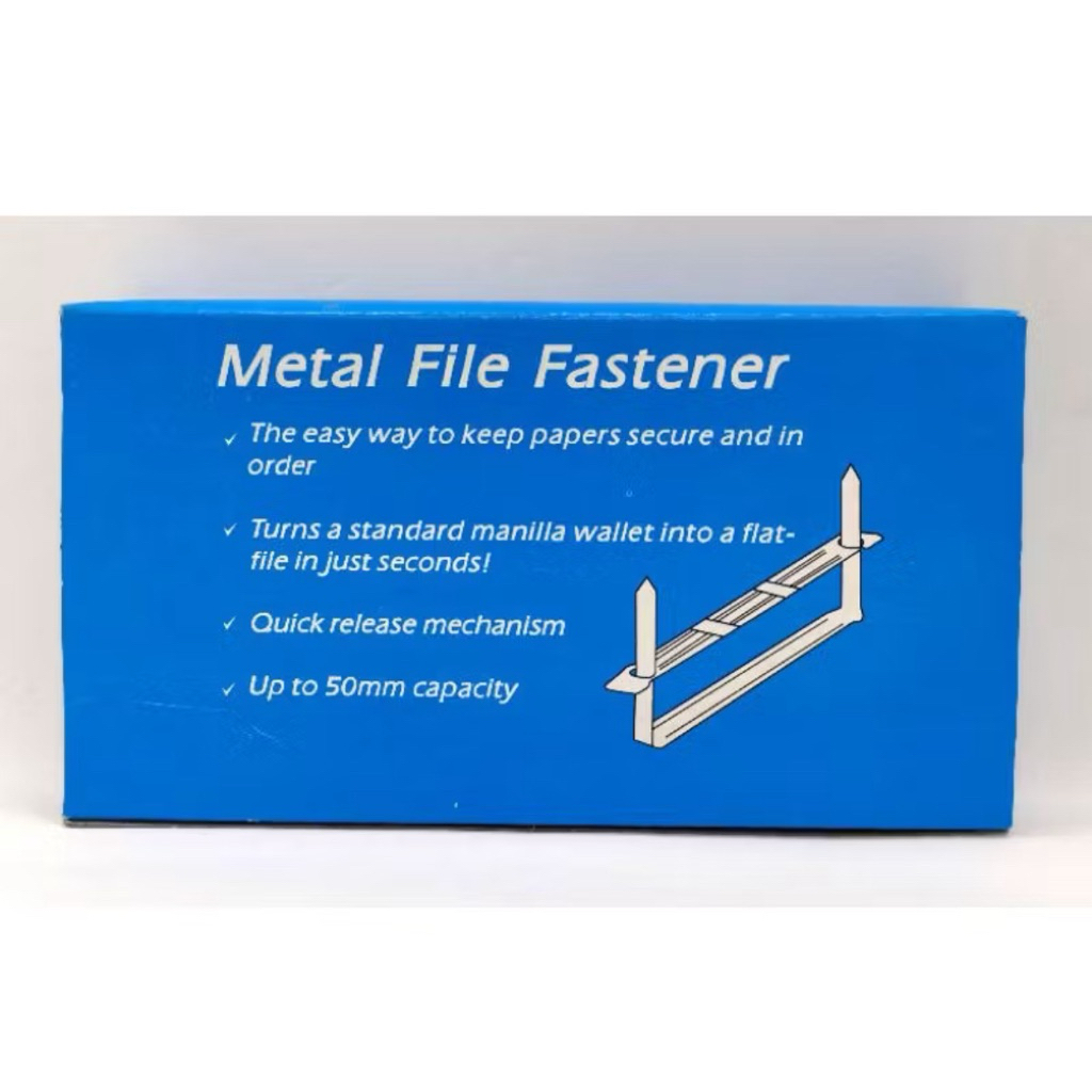 METAL FILE PAPER FASTENERS 50SETS PER BOX | Shopee Malaysia