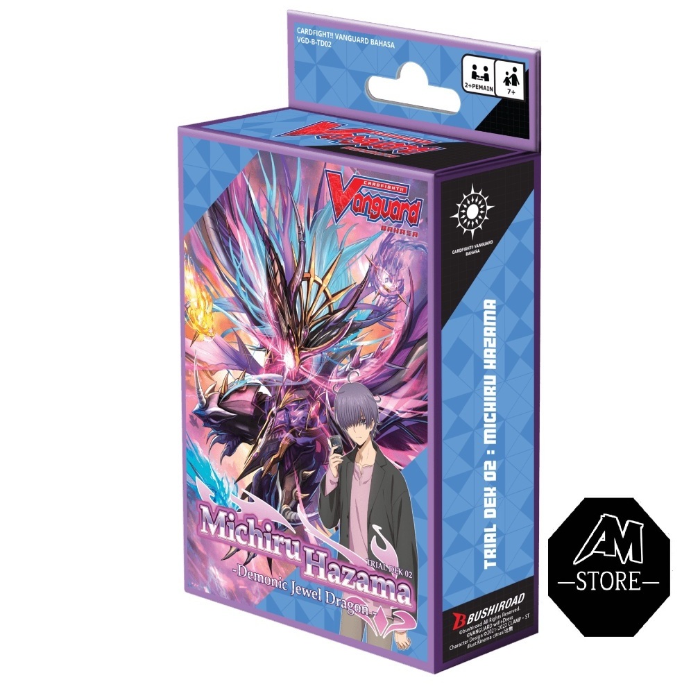 CARDFIGHT VANGUARD VGE-D-TD02 MICHIRU HAZAMA DEMONIC JEWEL DRAGON OF ...