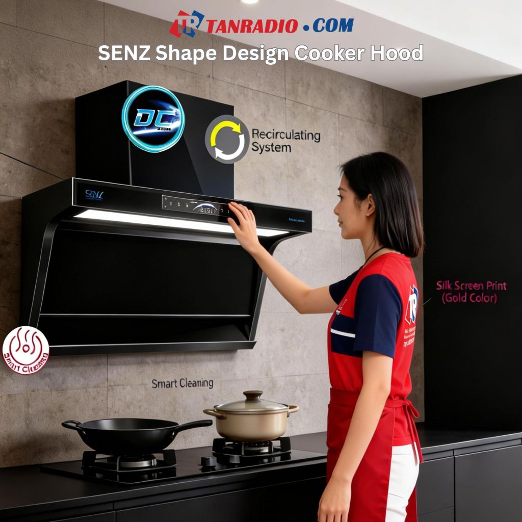 Senz Haier cooker hood shape Design Heat Pro intelClean Cooker Hood ...