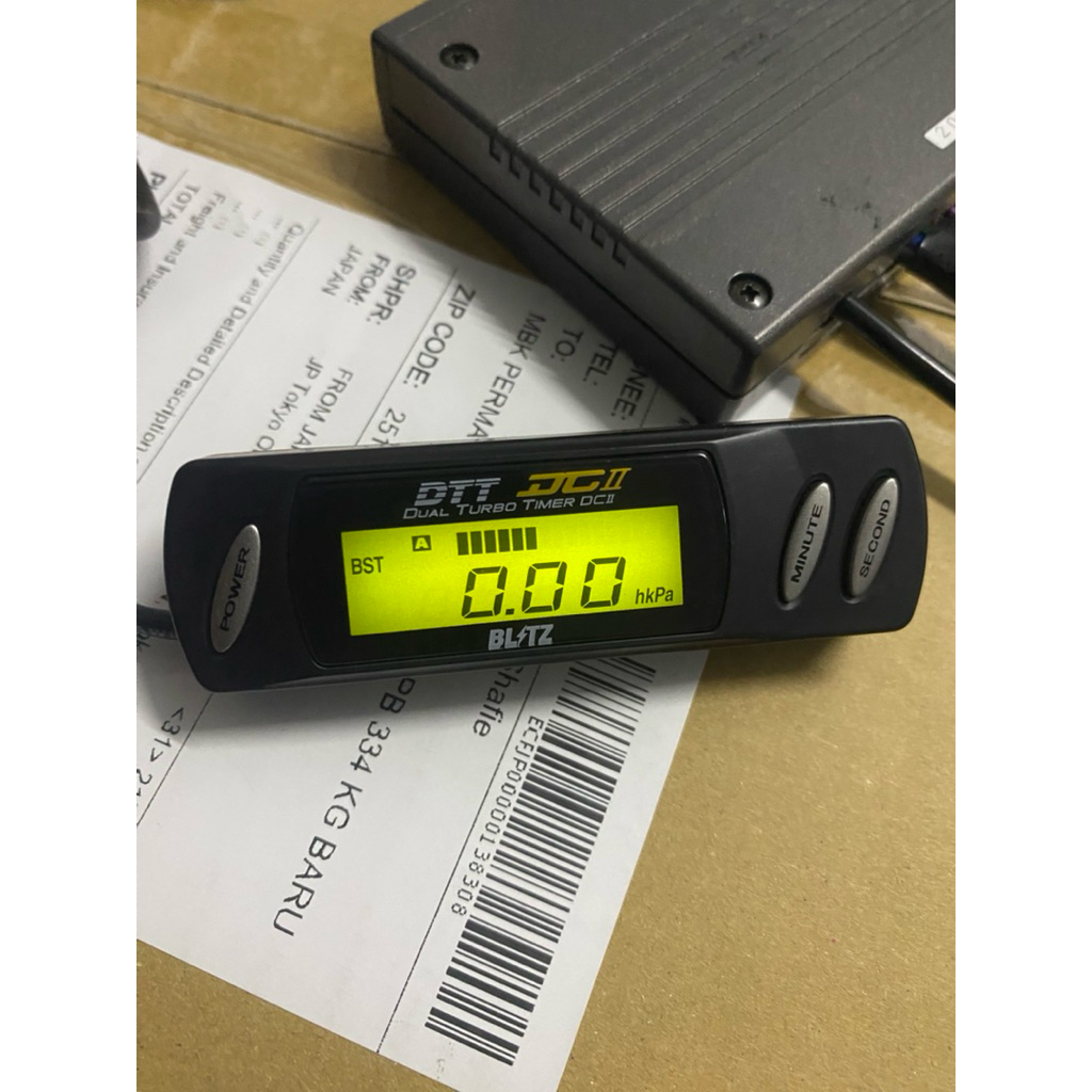Blitz DTT DCII Dual Turbo Timer/Boost Gauge/Lap Timer made in japan ...
