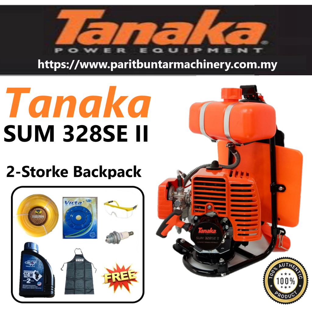 TANAKA Backpack Brush Cutter SUM328SE II Gardening Tools Grass Cutter ...