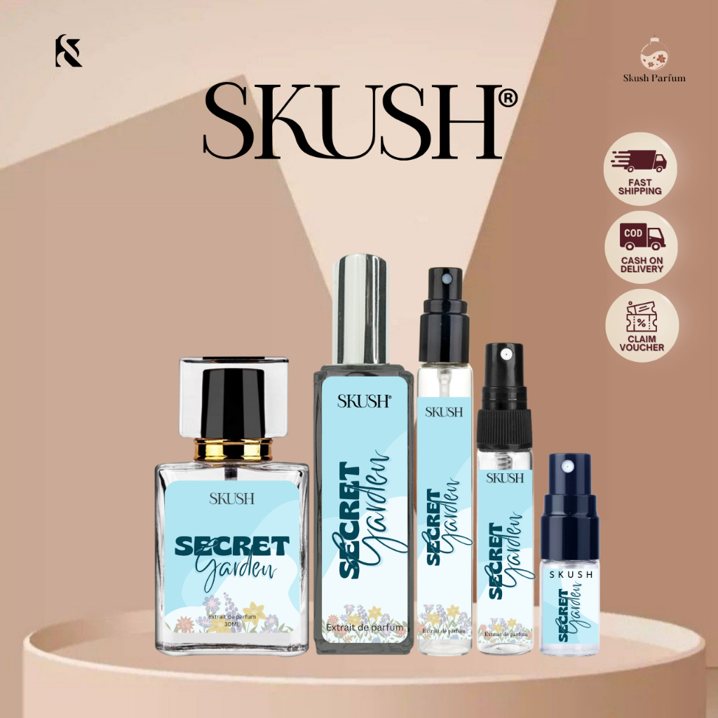 [ SKUSH PARFUM ] SECRET GARDEN High Quality Perfume Women MInyak Wangi ...