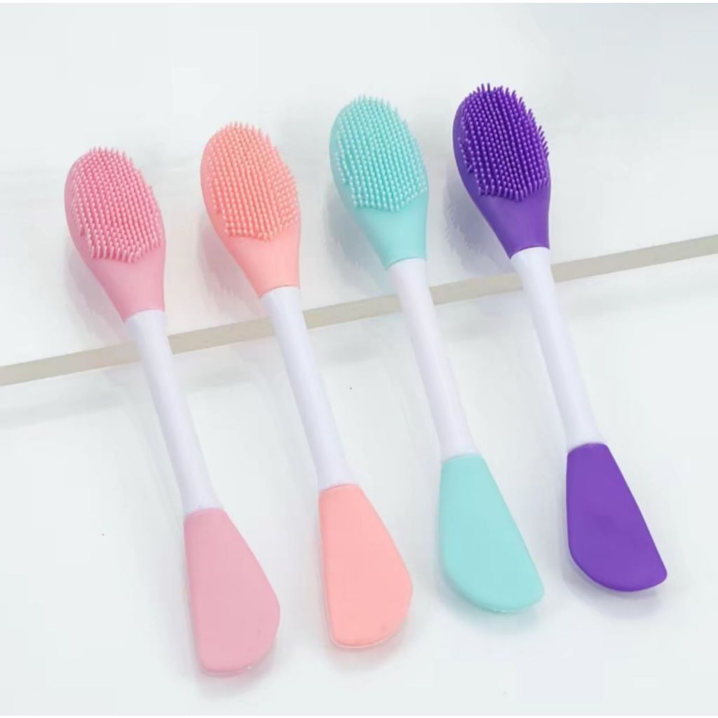 Facial Cleansing Brush Silicone Face Brush Gentle Face Scrubbers Skin ...