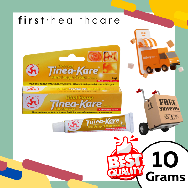 [READY STOCK!] Three Legs Tinea-Kare Anti-Fungal Cream (For Ringworm ...