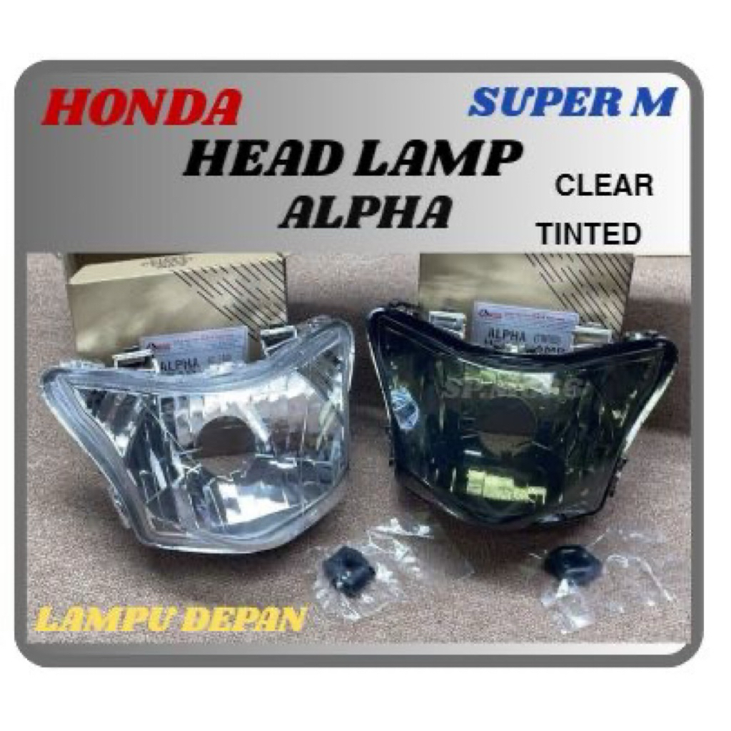 HONDA ALPHA 110 WAVE CX CX110 HEAD LAMP HEAD LIGHT LAMPU BESAR DEPAN ...