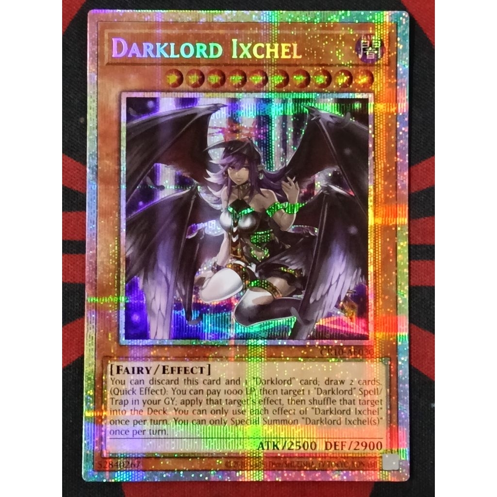 YUGIOH KONAMI CR10-AE030 Darklord Ixchel (PSER) | Shopee Malaysia