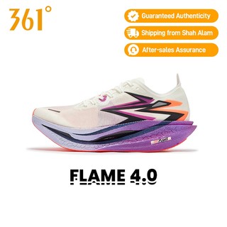 361 Degrees Flame 4.0 Men Professional Running Shoes Full Carbon Plate ...