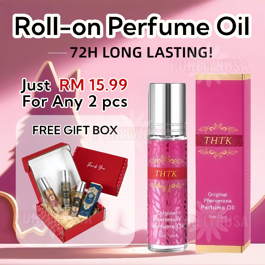 [2PCS With GIFT BOX] Roll-on Perfume Oil 10ML Long lasting Perfume EDP ...