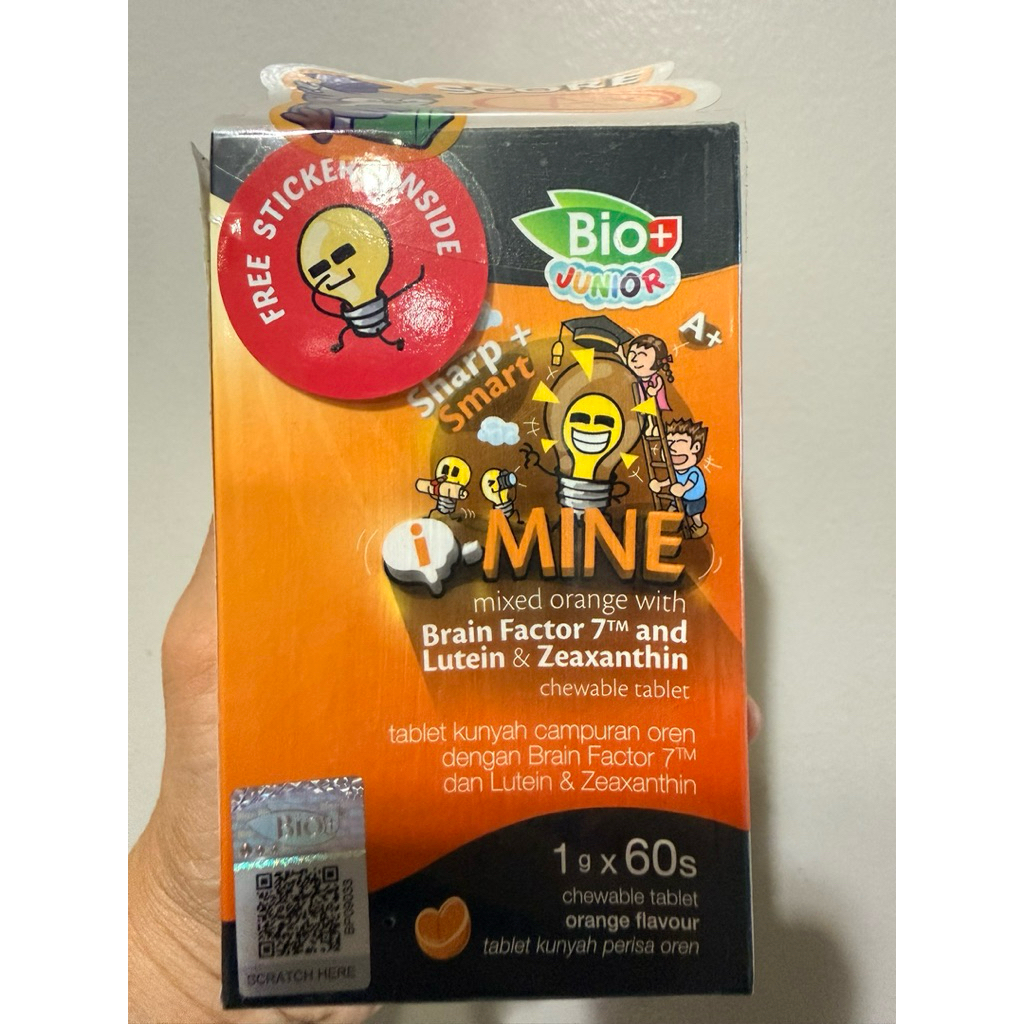 BioPlus i mine mixed orange with brain factor 7 and lutein + zeaxanthin ...