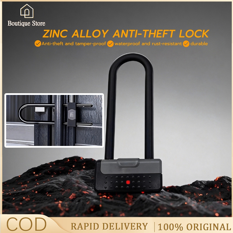 Fork Lock Heavy Duty Security Chain Lock Motorcycle Motosikal Motor ...