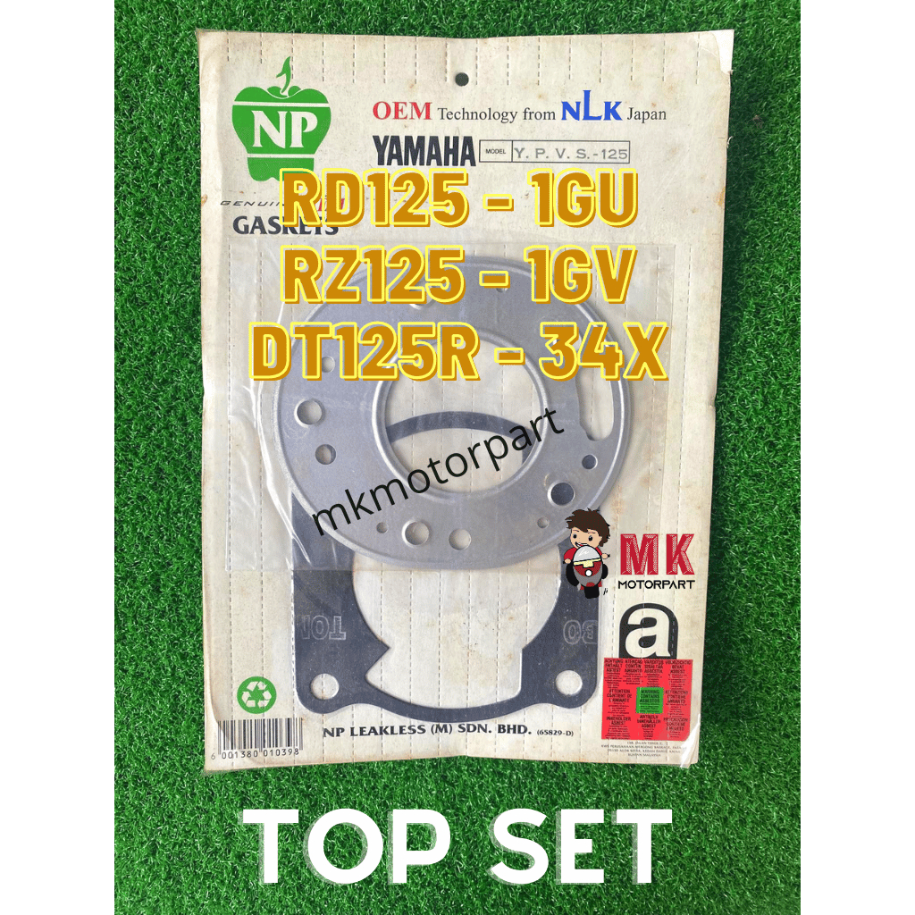 TOP SET YPVS125 Yamaha RD125 1GU / RZ125 1GV / DT125R 34X 🍎 Apple ...