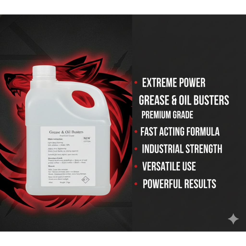 [READY STOCK] 2KG Grease & Oil Busters Premium Grade | Heavy Duty ...