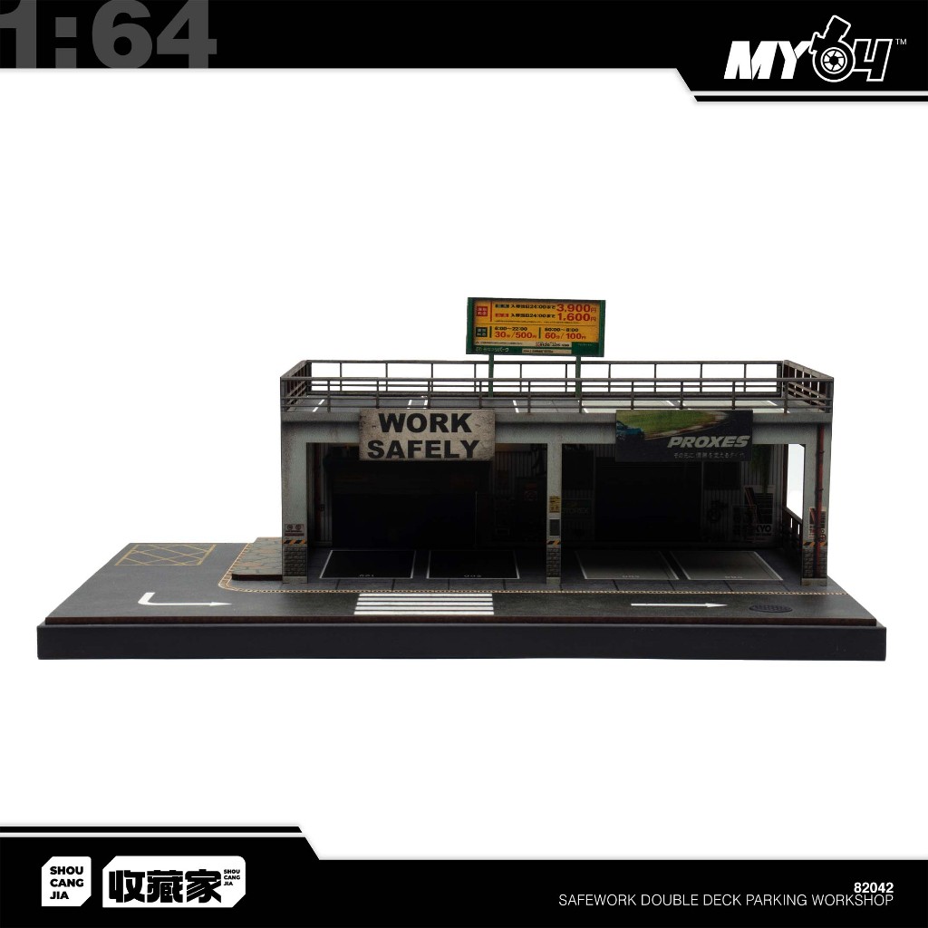 [DIORAMA] SCJ-82042 : Self Assembly Double-Deck Parking Workshop ...