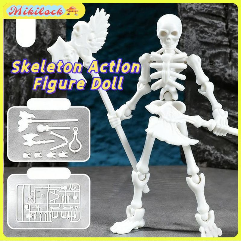 Skeleton Action Figure Toys Doll 3D Printing Multi Joint Figure Desktop ...