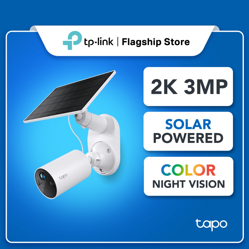 【SIRIM】TP-Link Tapo TC82 KIT / TC80 KIT 2K/3MP Outdoor Solar CCTV Wire ...