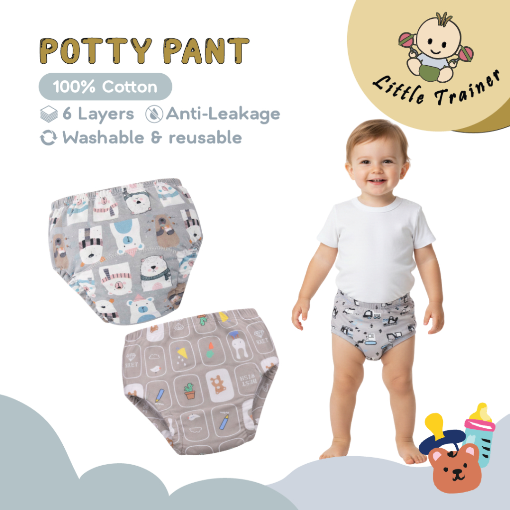 Little Trainer Baby Potty Training Pants Seluar Latihan Kencing Seluar ...