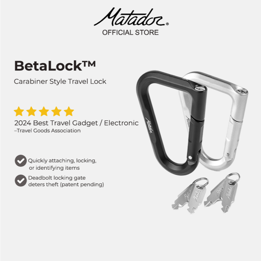 Matador®BetaLock™is an aircraft-grade aluminum carabiner that can be ...