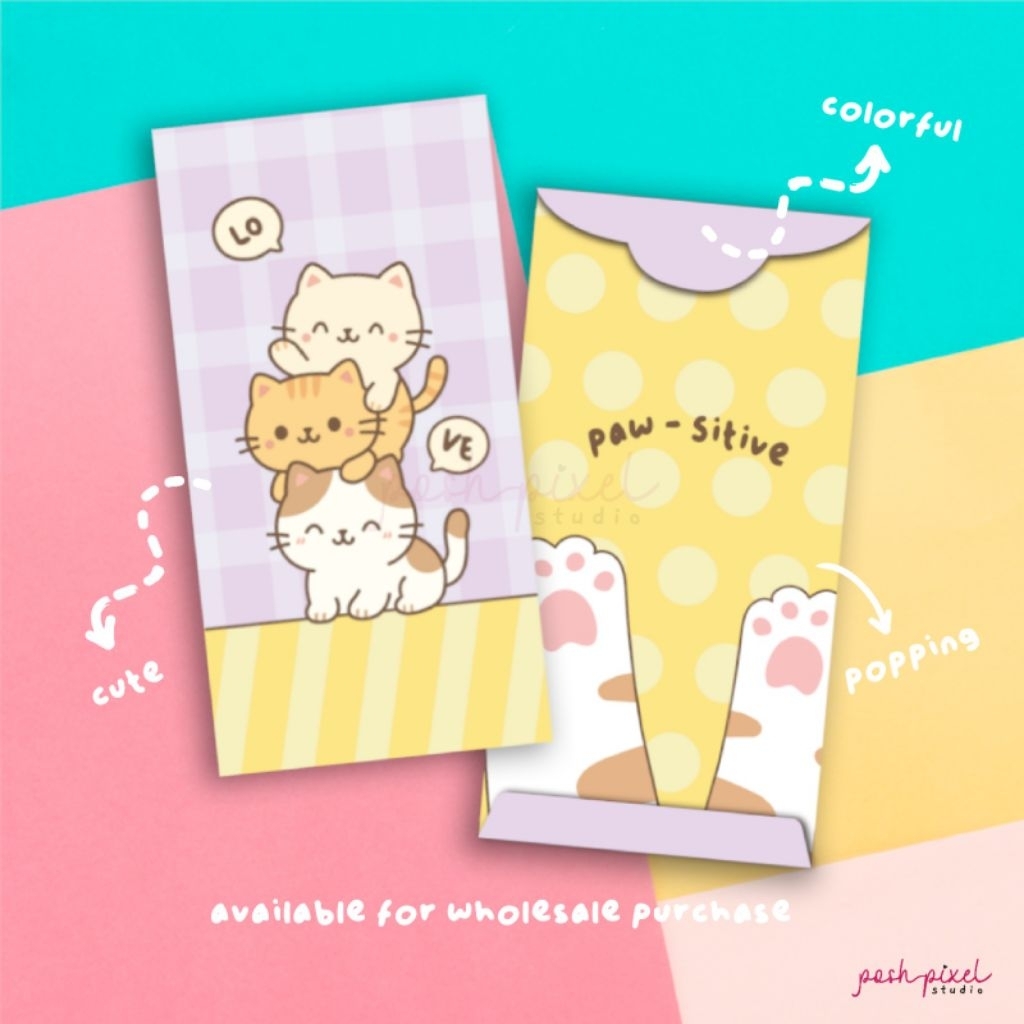 Sampul Raya Cantik Cute Comel by Posh Pixel ️[1pack=10pcs](READY MADE ...