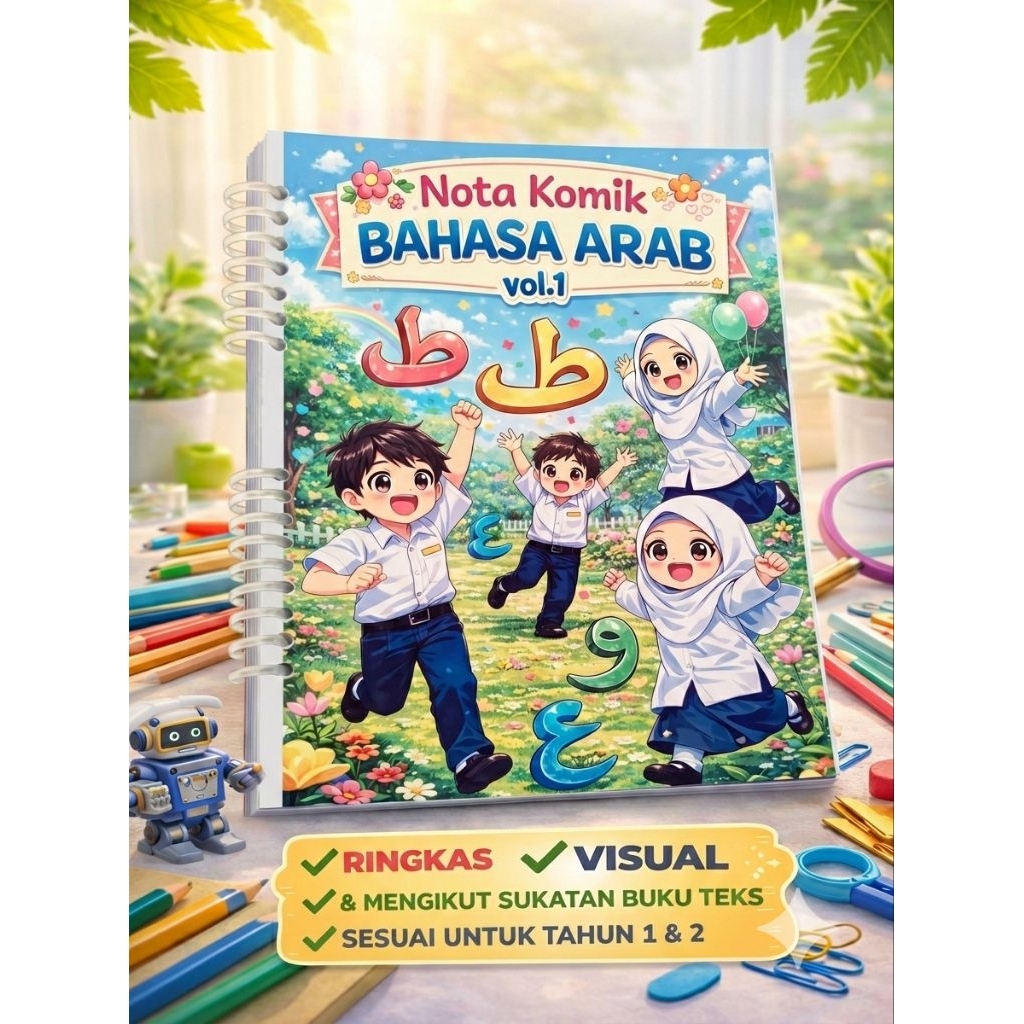 [HARDCOPY] BAHASA ARAB VOL.1 : MENGIKUT BUKU TEKS KSSR TAHUN 2 -nota ...