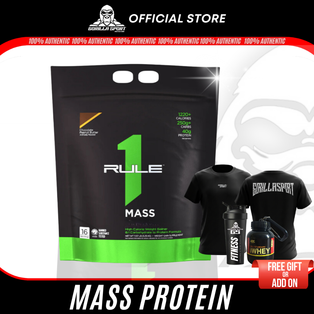 Rule 1 Mass Protein Mass Gainer Rule One (5.2KG) | Shopee Malaysia
