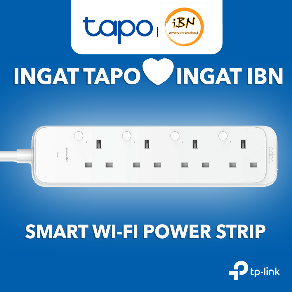 TP-Link 4 Outlets WiFi Smart Power Strip Extension Plug Sockets Surge ...