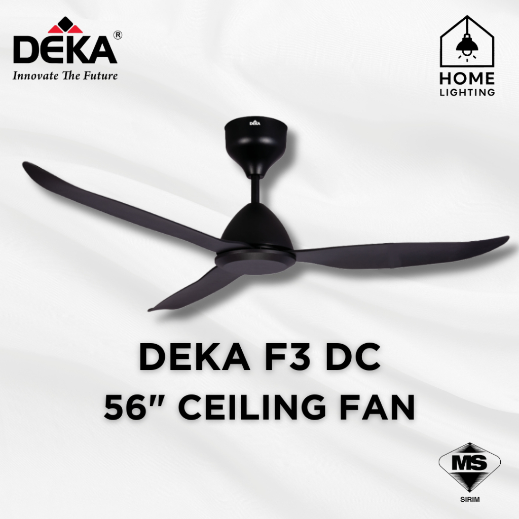 DEKA F3DC 56" 3 Blades F3 DC Motor 24 Speed SIRIM RF Remote Control ...