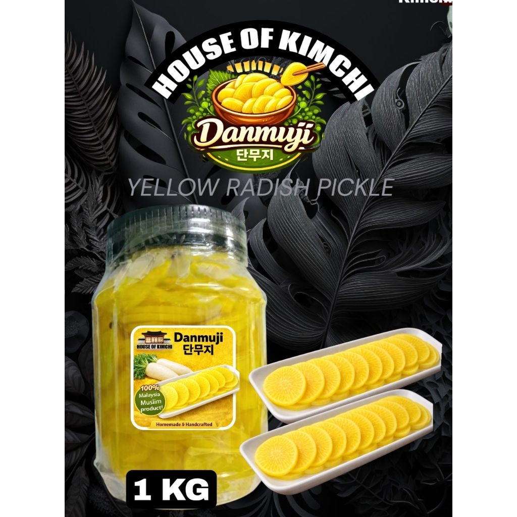 HALAL DANMUJI 1KG(korean yellow radish pickle) | Shopee Malaysia