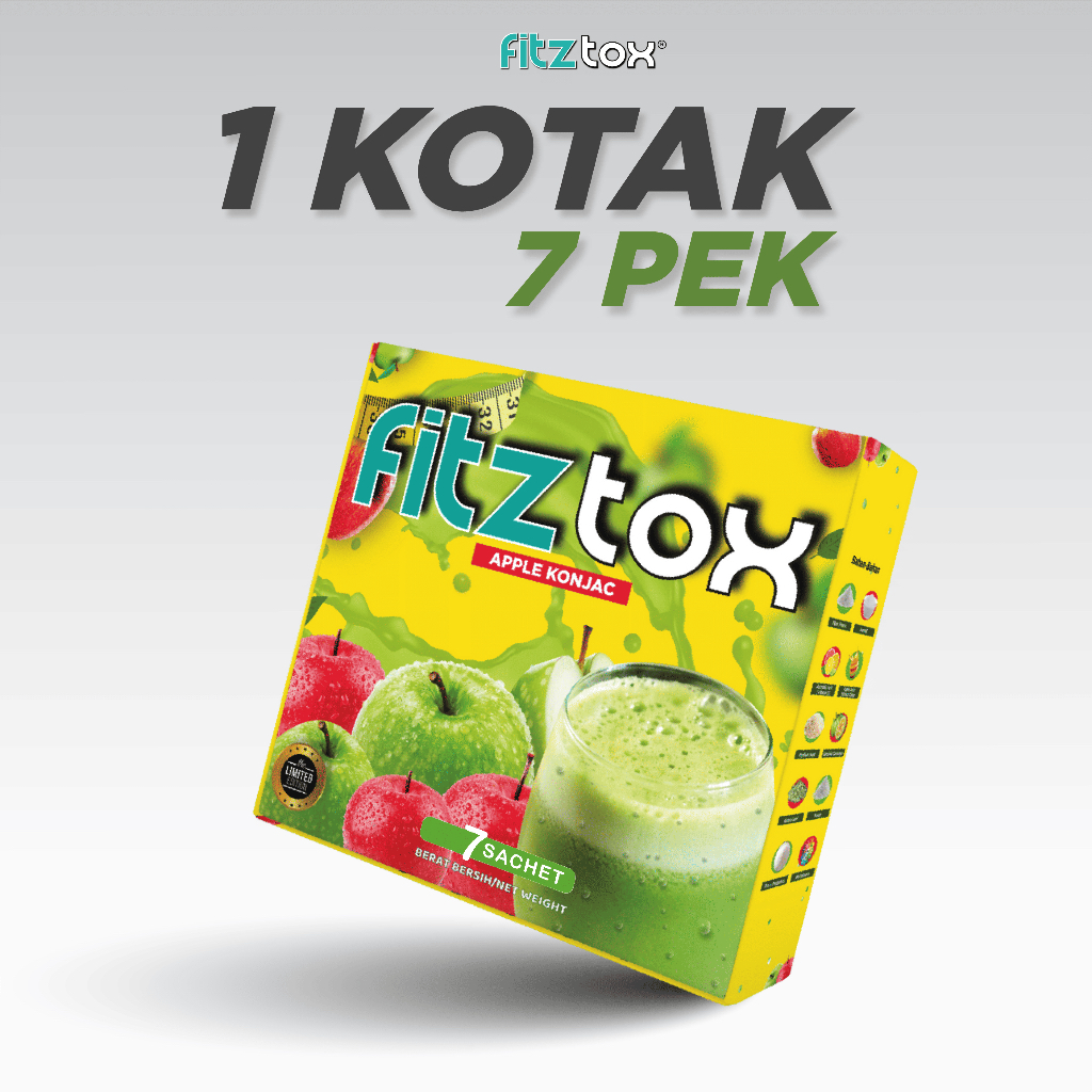 Fitztox Apple 1 Box Bundle | 7 Sachet | Shopee Malaysia