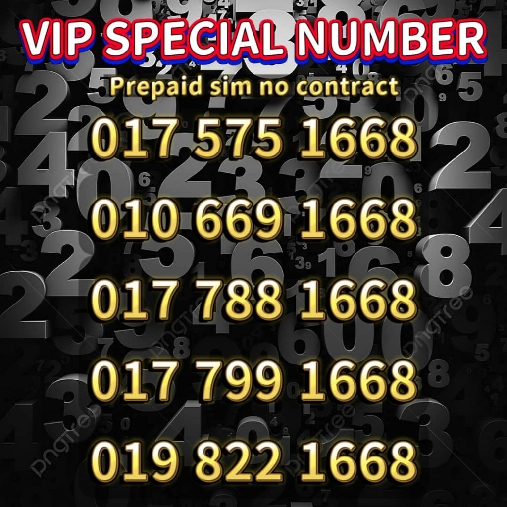 Special VIP 668 Prepaid Sim No Contract | Shopee Malaysia