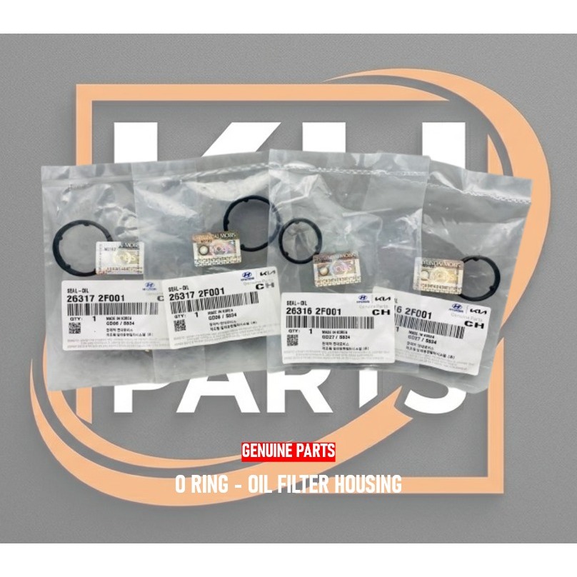 O RING - OIL FILTER HOUSING (4PCS) >> CARNIVAL YP | SANTAFE CM/DM 2.2 ...