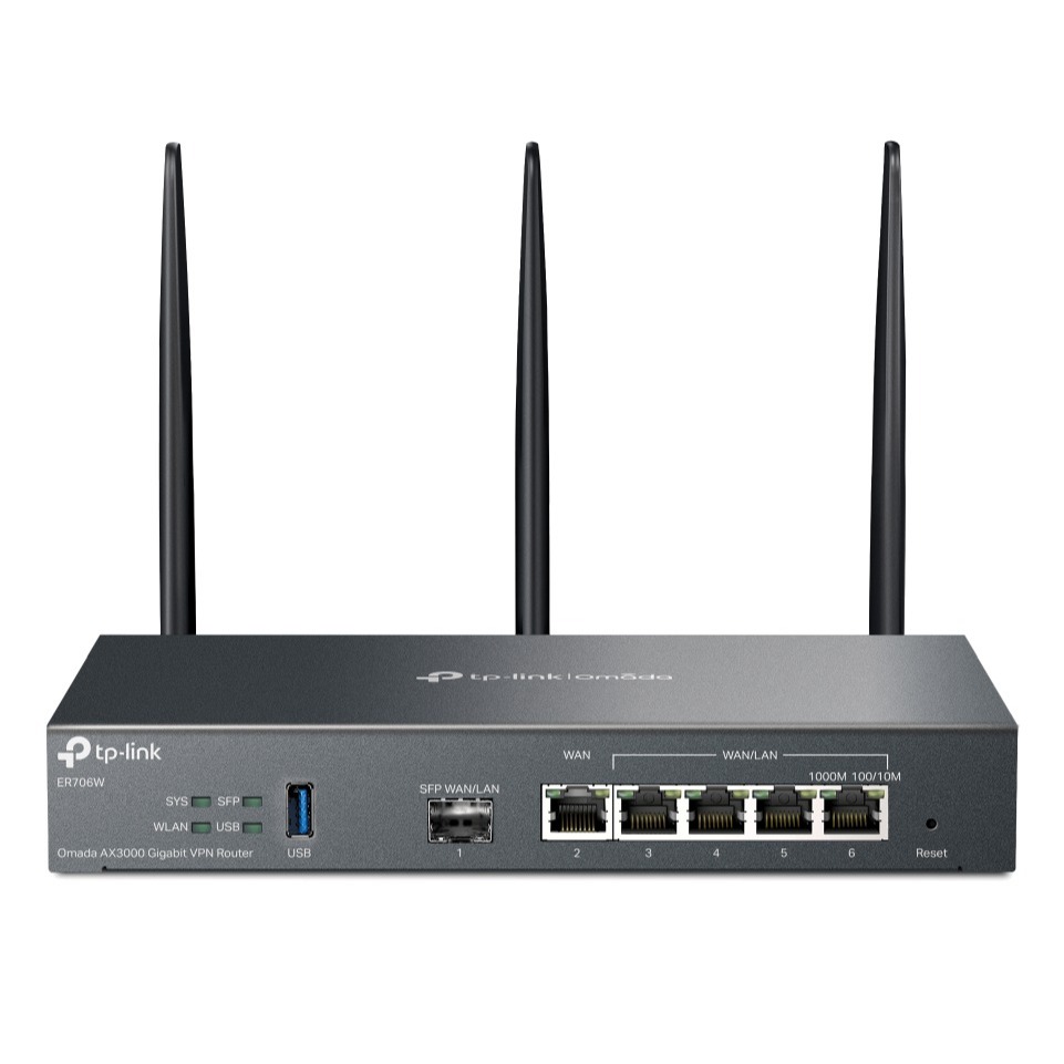 TP-Link ER706W AX3000 WiFi 6 VPN Router Omada SDN Gigabit WAN | Shopee ...