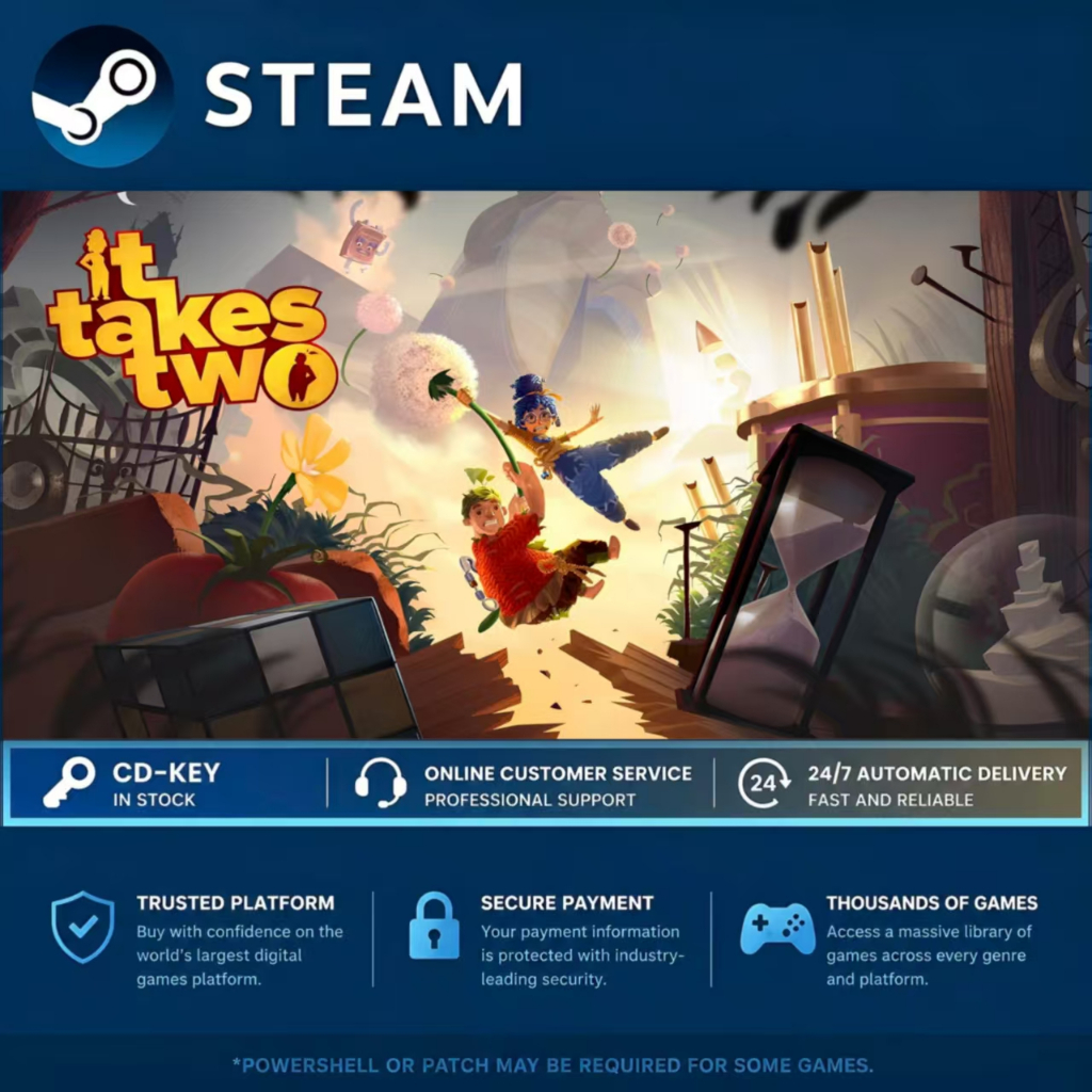 It Takes Two Version Onlinr Steam Game CD-KEY | Full DLC | Windows ...