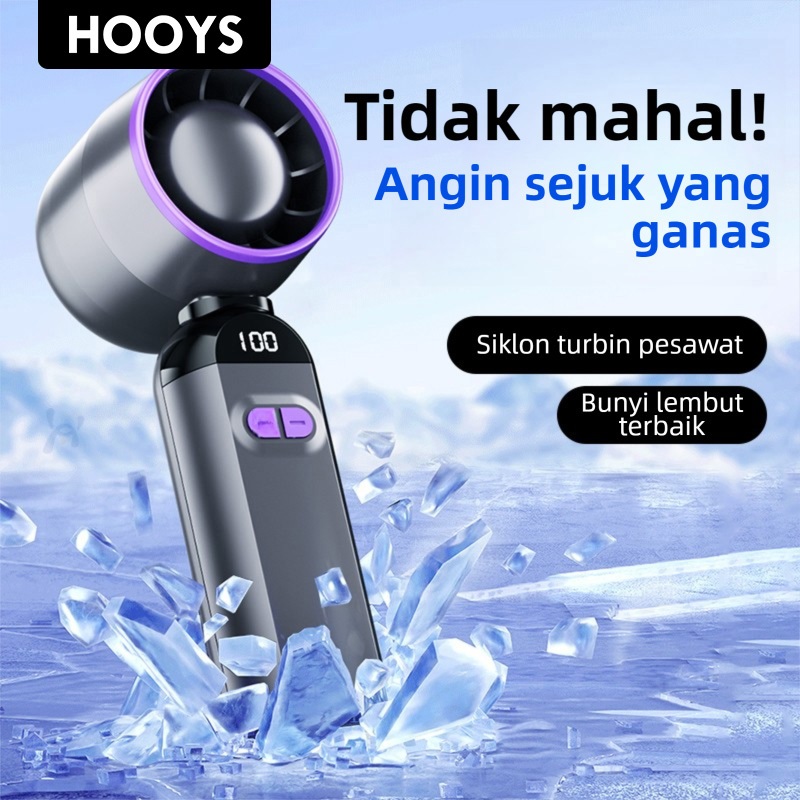 HOOYS F85 3000mAh rechargeable battery, mini portable USB-C fan - Class ...