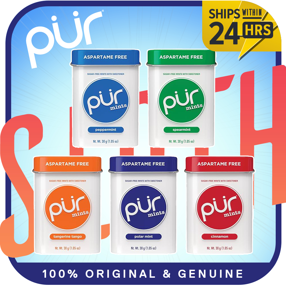 PUR Mints | Aspartame Free Mints | Made with Xylitol | Sugar Free ...