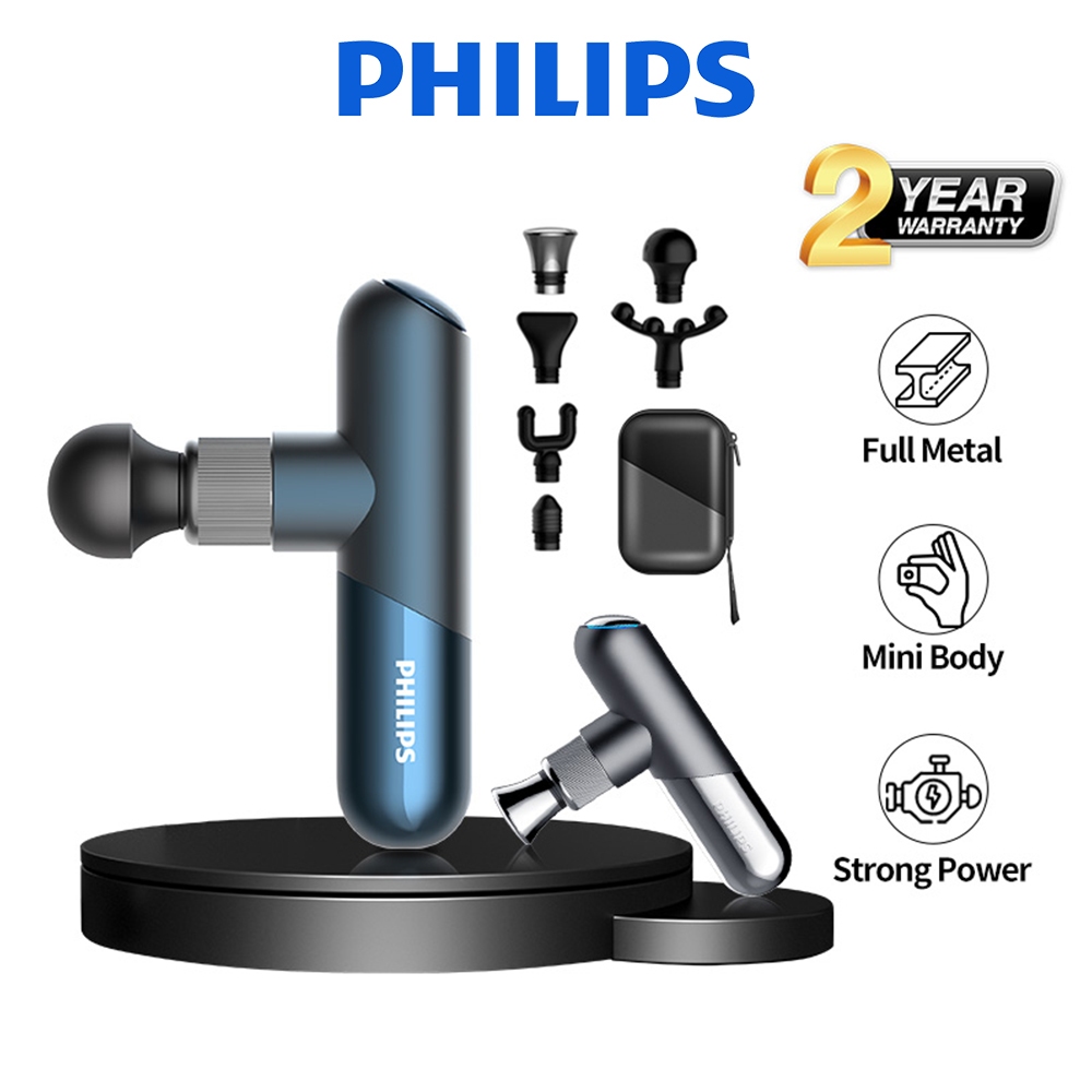 Philips Full-Metal Mini Massage Gun Compress Fasical Muscle Pain Relief ...
