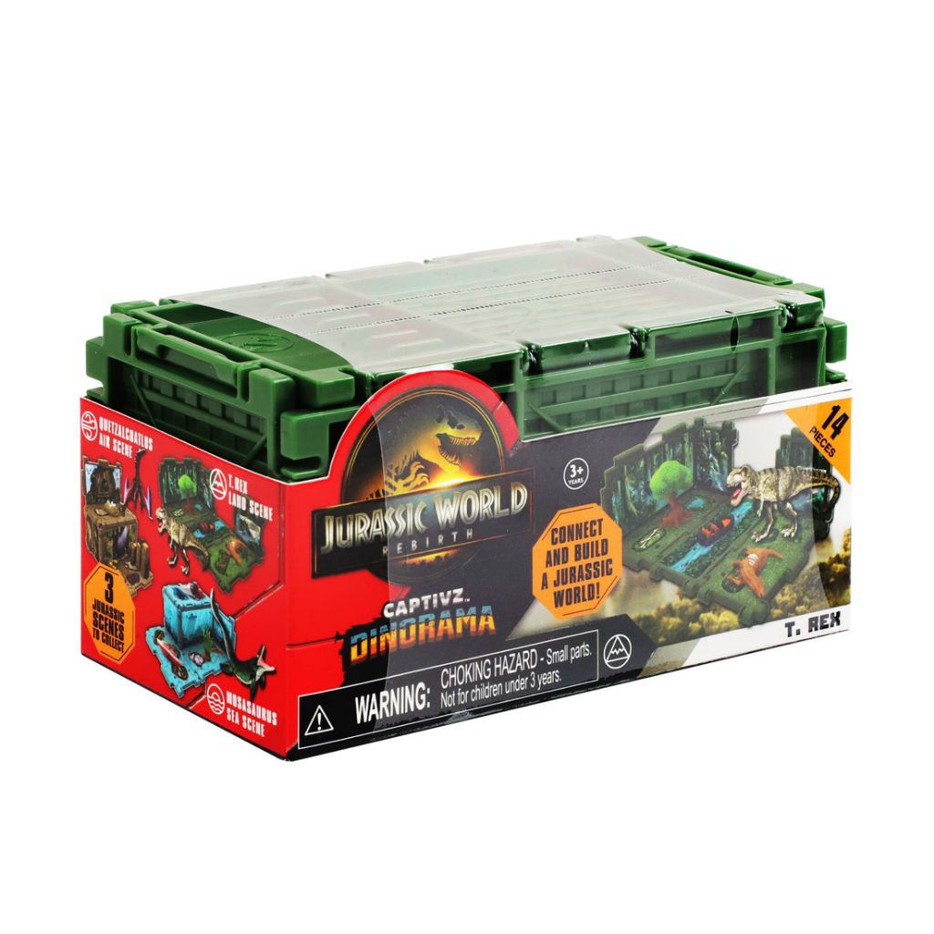Jurassic World Rebirth Captivz Dinorama - T-rex | Shopee Malaysia
