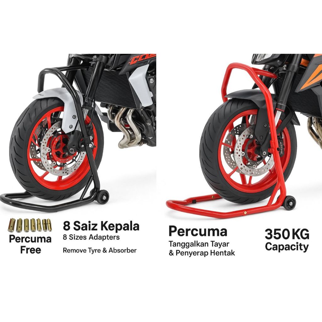 Proformance Universal Triple Tree Headlift Front Paddock Stand MOTOR ...