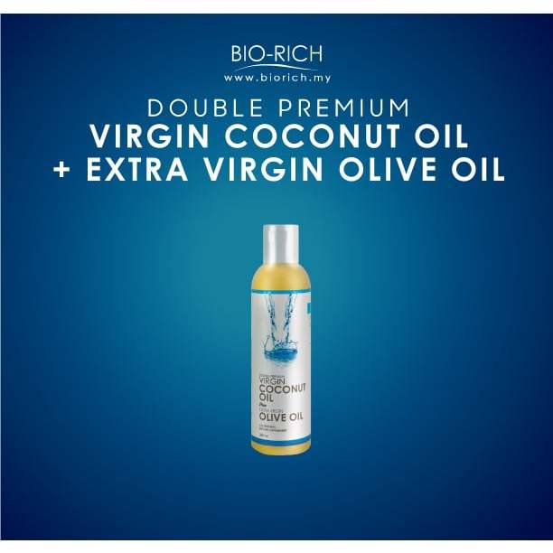 Biorich Olive Oil Plus Coconut virgin Oil Original 220ml | Shopee Malaysia