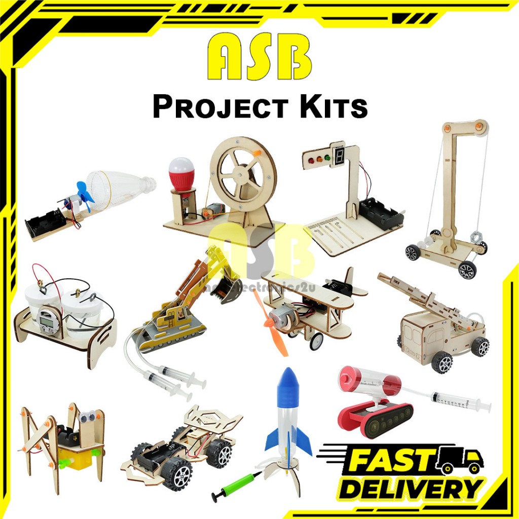 (1pc) Science Experiment School Project Kits Educational DIY Kit Projek ...