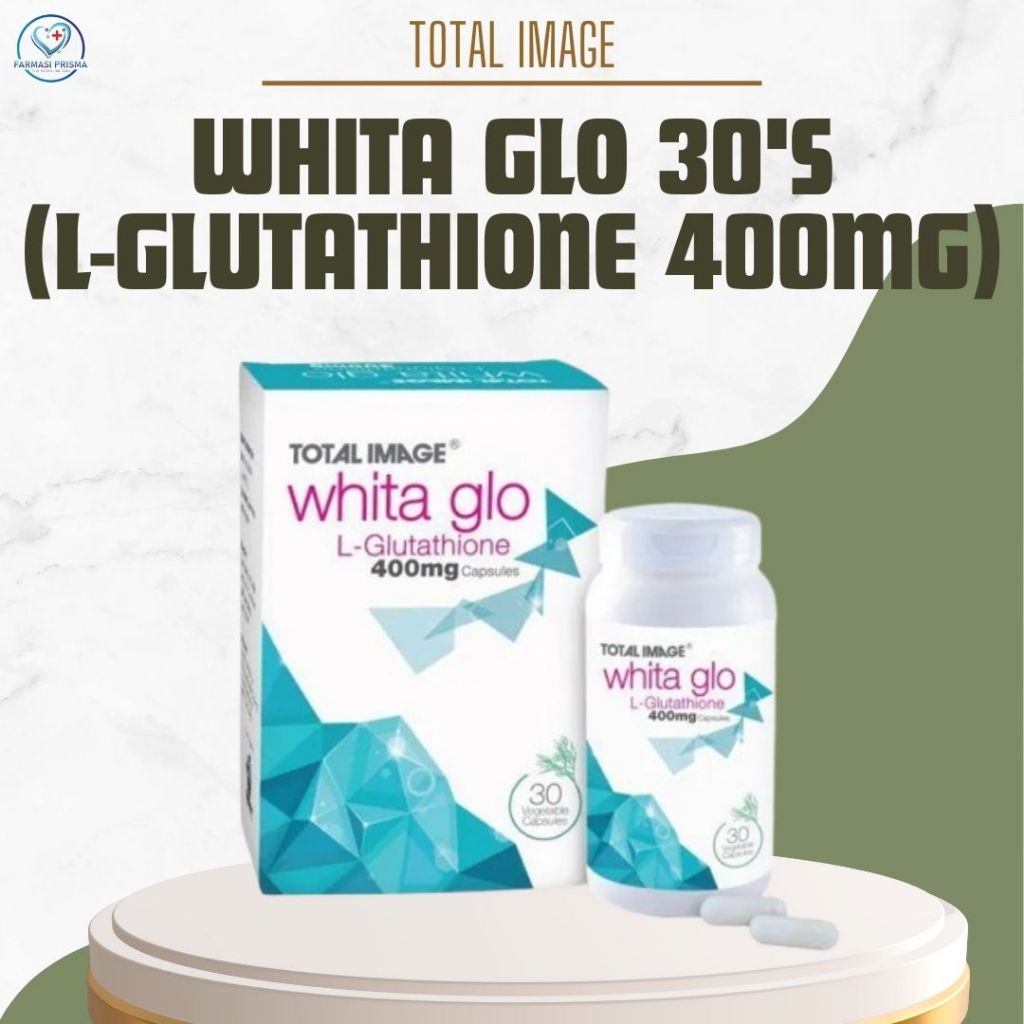 TOTAL IMAGE WHITA GLO L-GLUTATHIONE 400MG CAPSULES 30'S [EXP : 19/06 ...
