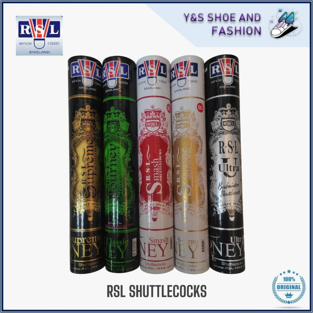 RSL FEATHER SHUTTLECOCKS ORIGINAL G2 CLASSIC SMASH ULTRA STREME ...